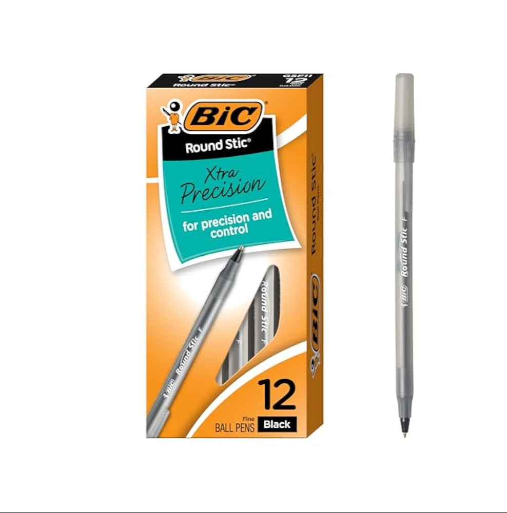 BOLIGRAFO BIC EN NEGRO PQ-12 – Colón Zayas Corp. & e-Scholar Shop